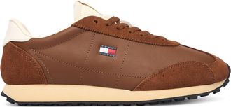 Tommy Jeans Sneakers Tommy Jeans Retro Runner Archive Ltr EN0EN03097 Braun