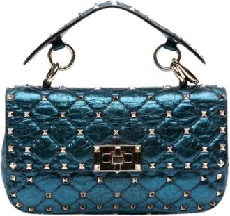 Valentino Sac bandouli&egrave;re Pre-owned - Femme - Pre-owned - Bleu - Taille: ONE Size