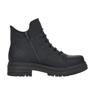 Rieker Halbhohe Schn&uuml;rstiefel - - Shoes - Damen - Schwarzk - 37 EU