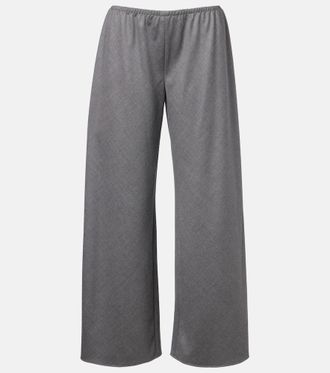 The Row Pantalon ample Gala en laine vierge