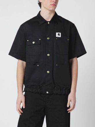 sacai Kurz&auml;rmeliges Baumwollhemd von x Carhartt Wip mit aufgesetzten Taschen