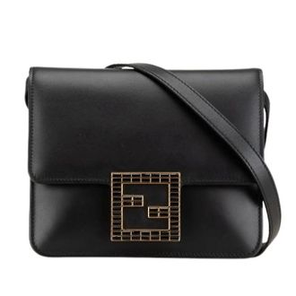 Fendi Sac bandouli&egrave;re Fab Pre-owned - Femme - Pre-owned - Noir - Taille: ONE Size