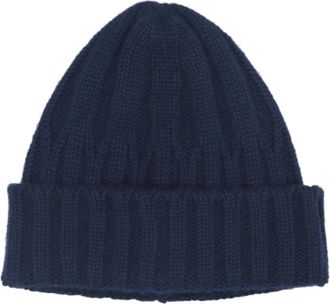 Gran Sasso Homme, Accessoires, Bleu, Taille: 50 CM Beanie