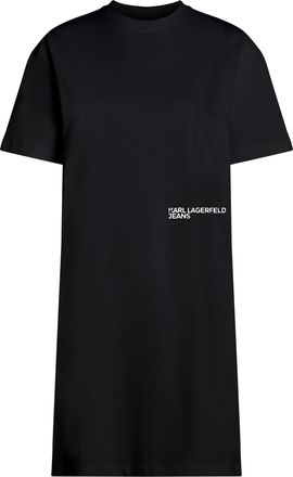 Karl Lagerfeld karlism Tee Dress, Black, XL