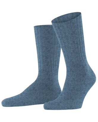 Falke Socken Nelson mit Merinowolle und Rippstruktur in