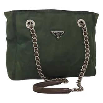 Prada Pre-owned Nylon prada-taschen - - Pre-owned - Damen - Gr&uuml;n - ONE SIZE