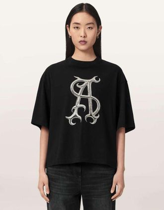 AllSaints Reflex Amelie - T-shirt - Noir