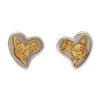 Vivienne Westwood Faye Earrings - Femme - Accessoires - Gris - Taille: ONE Size