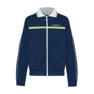 Casablanca Homme, Sweatshirts et sweats &agrave; capuche, Bleu, Taille: L Round Pique Track Jacket