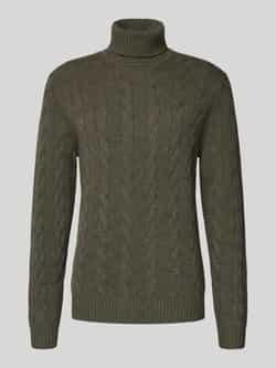 Christian Berg Rollkragenpullover aus Wolle-Kaschmir-Mix