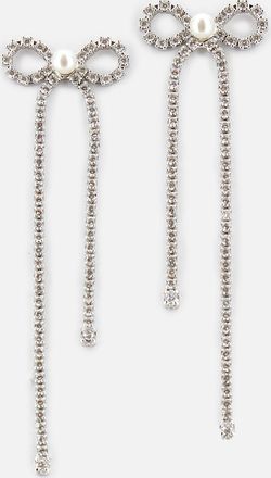 Self Portrait Kristallohrringe Mit Schleife