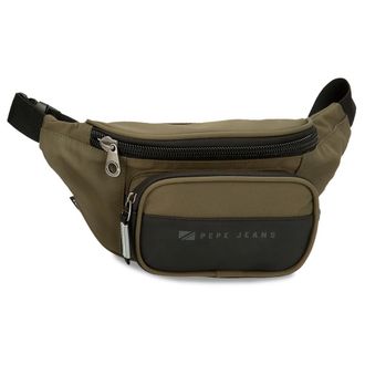Pepe Jeans London Jarvis L by Joumma Bags G&uuml;rteltasche, Gr&uuml;n, 30 x 13 x 5 cm, Kunstleder und Polyester, gr&uuml;n, H&uuml;fttasche