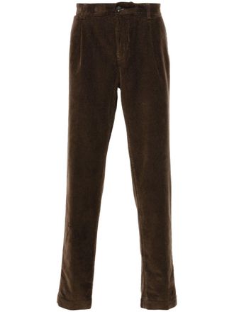 PESERICO pantalon en velours côtelé - Marron