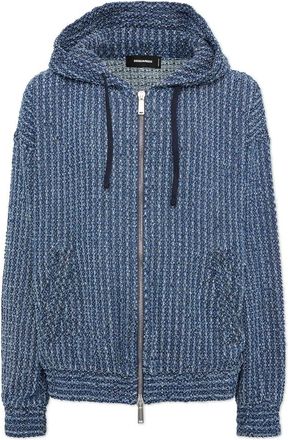 Dsquared2 Homme, Sweatshirts et sweats &agrave; capuche, Bleu, Taille: L Collection de V&ecirc;tements Homme &agrave; la Mode