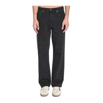 Golden Goose Jean Droit Denim Lavage Unique - Homme - Jeans - Noir - Taille: W31