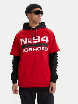 DC Sweatshirt Dryden ADYFT03411 Rot Regular Fit