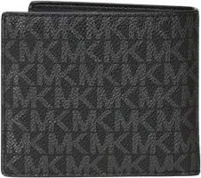 Michael Kors Geldb&ouml;rse aus Canvas mit Logo-Print - - Accessories - Herren - Schwarzk - ONE SIZE