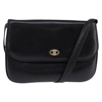 Celine Sac bandouli&egrave;re vintage en cuir Pre-owned - Femme - Pre-owned - Noir - Taille: ONE Size