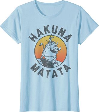 Disney Lion King Timon & Pumba Hakuna Matata Lifestyle T-Shirt