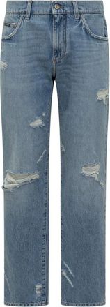 Dolce & Gabbana Homme, Jeans, Bleu, Taille: M Jean en denim classique