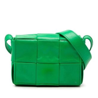 Bottega Veneta Pre-owned Cassette Umh&auml;ngetasche - - Pre-owned - Damen - Gr&uuml;n - ONE SIZE