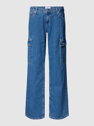 Calvin Klein Jeans Extreme Low Rise Baggy Fit Jeans mit Cargotaschen