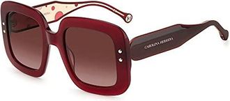 Carolina Herrera Ch 0010/s LHF/3X BURGUNDY Sunglasses Women Acetate, Standard, 52