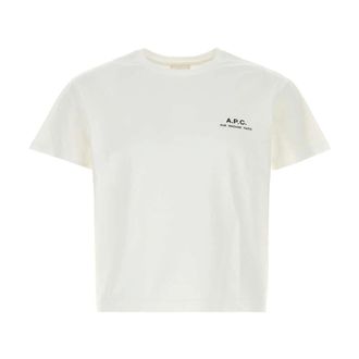 A.P.C. A.p.c., Femme, Tops, Blanc, Taille: 40 FR T-shirt Aurore