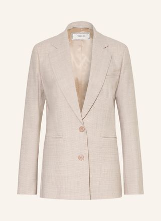 PESERICO Peserico Blazer Mit Glitzergarn Und Schmucksteinen beige