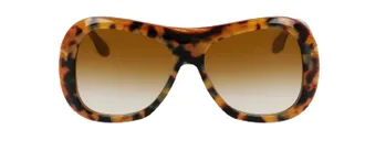 Victoria Beckham Acetate Faux Tortoise Shell Sunglasses