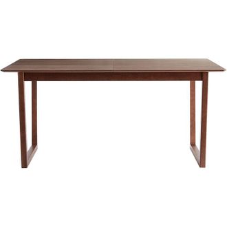 Miliboo Ausziehbarer rechteckiger Esstisch Wallnussfinish B160-240 cm LAHO