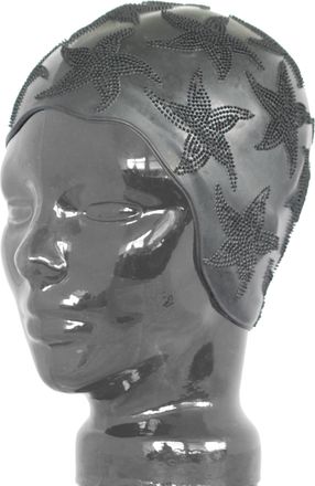 Fashy Damen Badehaube Formdekor, schwarz, 3100 20 2007