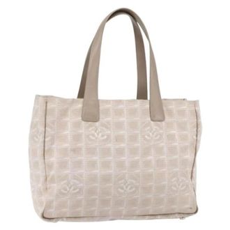 Chanel Pre-owned Nylon Tote Bag - - Pre-owned - Damen - Beige - ONE SIZE