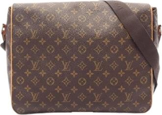 Louis Vuitton Sac bandouli&egrave;re Abbesses Monogram en toile enduite Pre-owned - Homme - Pre-owned - Brun - Taille: ONE Size