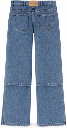 The Attico Regular Fit Cotton Jeans - Blue