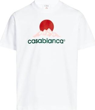 Casablanca T-shirt en coton Montagne