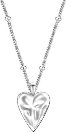 Glanzst&uuml;cke M&uuml;nchen Halskette - Sterling Silber Halskette Herz - Gr. unisize - in Silber - f&uuml;r Damen