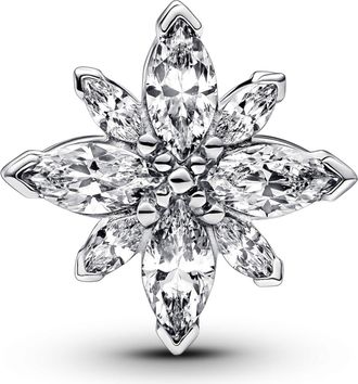 Pandora Moments Funkelnder Polarstern Charm aus Sterling Silber mit Zirkonia, Kompatibel Moments Armbänder, 793591C01