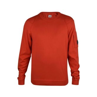 C.P. Company Round-Neck Strickwaren - - Knitwear - Herren - Orange - S