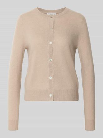 Christian Berg Strickjacke aus reinem Kaschmir mit durchg&auml;ngiger Knopfleiste