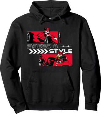 Disney Racing Minnie & Daisy Race Car Drivers Speed & Style Pullover Hoodie