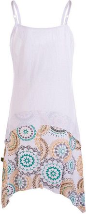 vishes Sommerkleid Asymmetrisches Damen Sommerkleid aus Baumwolle im Lagenlook Alternative Mode, Boho, Hippie, Ethno, Festival