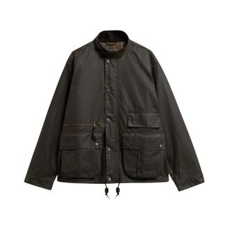 Barbour Veste Ursula cir&eacute;e modifi&eacute;e - Homme - Vestes - Brun - Taille: M