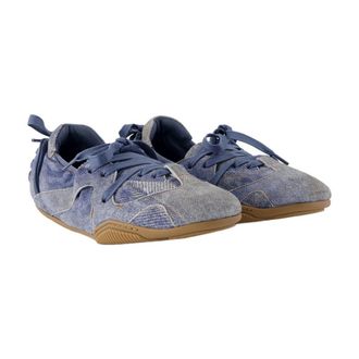 Acne Studios Lambskin Leather Sneaker - Blue
