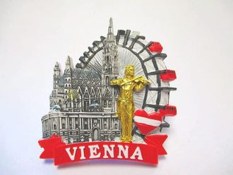 Generic Wien Magnet Schloss Sch&ouml;nbrunn Souvenir 7 cm &Ouml;sterreich Poly (264)