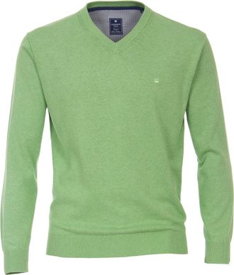 Redmond Herren Pullover mit V-Ausschnitt (600), Größe:4XL, Farbe:Grün (623)