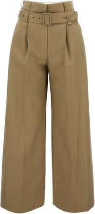 Simone Rocha Femme, Pantalons, Beige, Taille: 36 FR Multi Belt Loop Pantalons