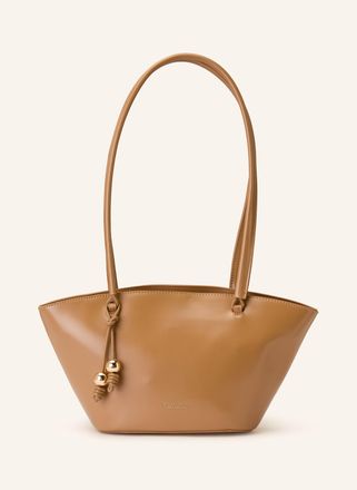 Seidenfelt Manufaktur Schultertasche Arvaja Tulip Medium braun