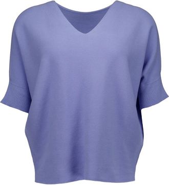 No Man's Land Femme, Pulls, Bleu, Taille: 40 FR 62.112 Pull col V
