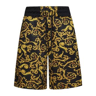 Versace Jeans Couture Schwarze Sweat Shorts 74Gad3B1Fs062G89 - - Shorts - Herren - Schwarzk - L